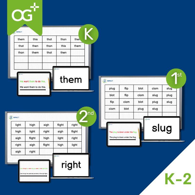 IMSE | OG+ Decodable Fluency Slide Set